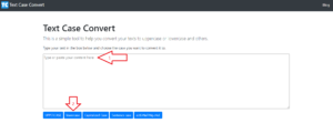 How to change text from uppercase to lowercase - Text Case Convert